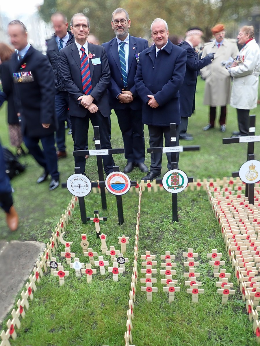 RBL Field of Remembrance 2024 – Salonika Campaign Society, 1915-1918