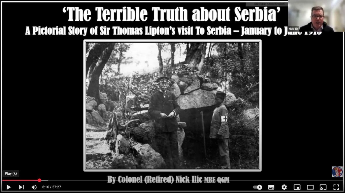 Now online – Nick Ilic’s lecture on Sir Thomas Lipton and Serbia during ...